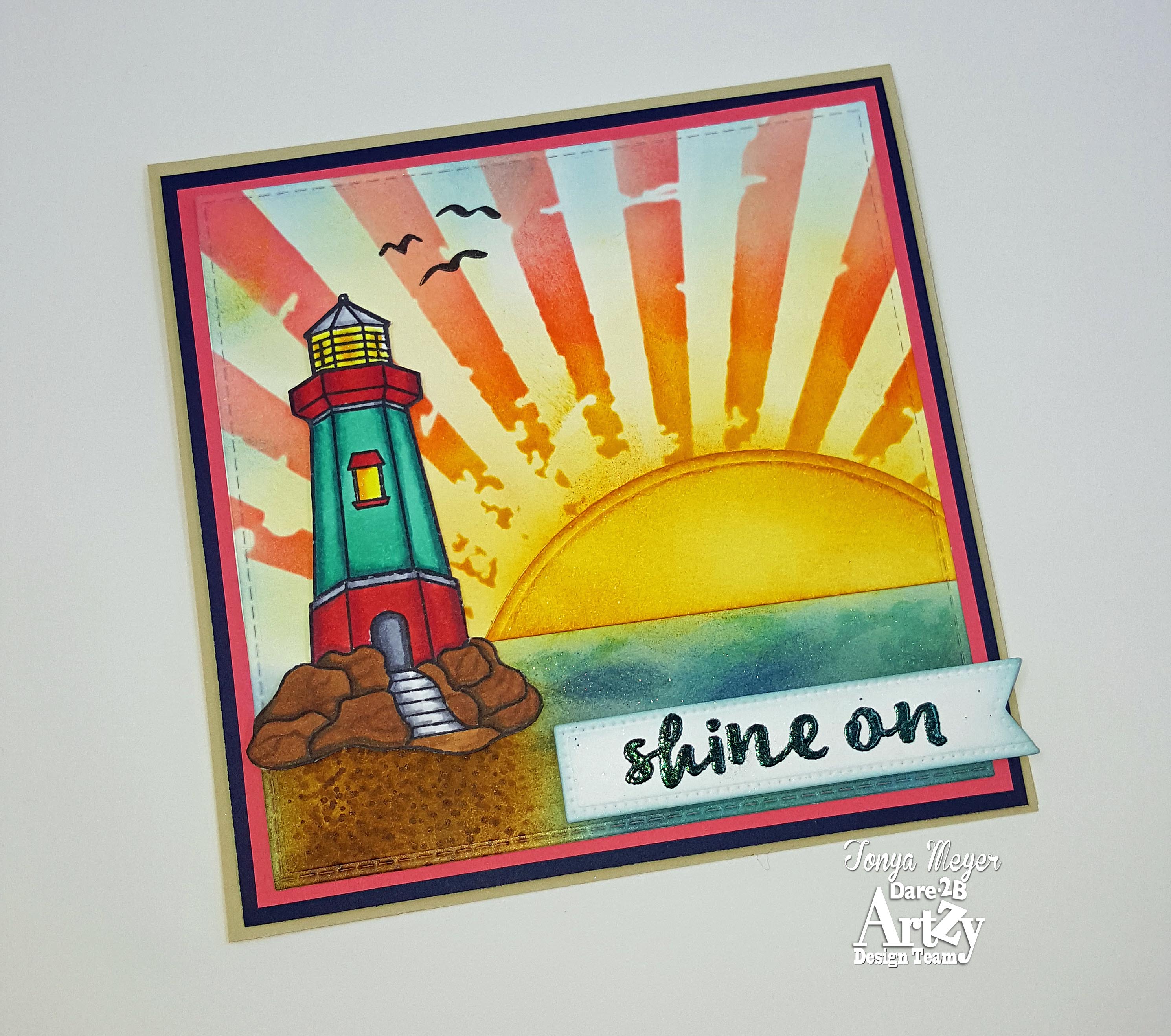 Shine On with a new Lighthouse Stamp Set | Krafty Enchantments